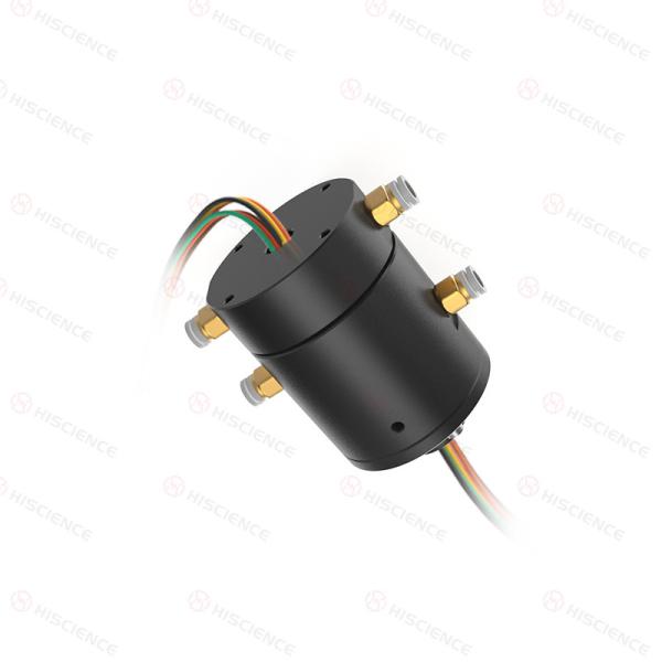 Quality Compact 2 Passage Rotary Union Joint 6 Circuits 2A Reliable Sealing for sale