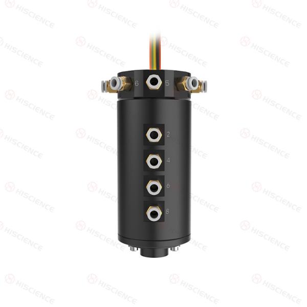 Quality 8 Passages Rotary Unions 240V 6 Circuits 2A Rotary Pressure Joint for sale