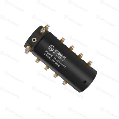 China Compact Hydraulic Pneumatic Rotary Joints 12 Circuits M5 Ports for sale