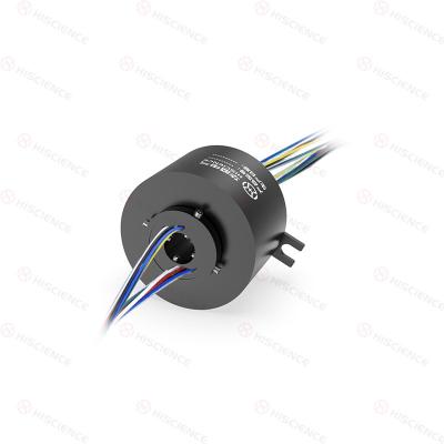 China 24 Circuits 10A Through Bore Slip Rings 0-200RPM Working Speed for sale