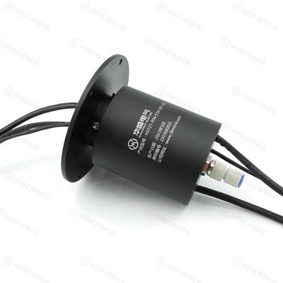Cina 0-250RPM Unione rotante con 21 circuiti connessione anello di scivolo per asciugatrici rotanti, gru e sollevatori, spruzzatori agricoli in vendita
