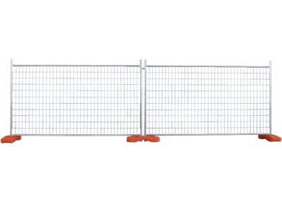 China Gemakkelijke Behandelende 60*150mm het Netwerk Open Grootte van weer Bestand Gegalvaniseerde Tijdelijke Omheining Te koop