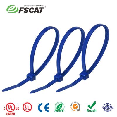 China Plastic High-Temperature Tefzel Cable Ties Blue 100/pack, 12
