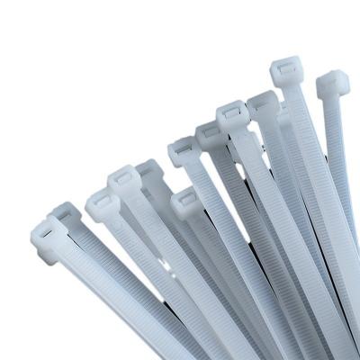 China Strong Nylon 66 Cable Ties Self-Locking Plastic Strap Strangler in Black & White 100mm to 400mm Length Options for sale