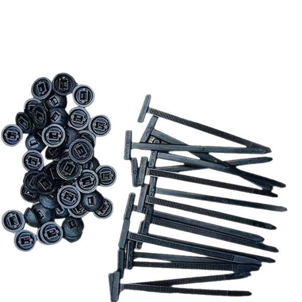 Quality Nylon Car Cable Ties Self Locking Plastic Cable Fastener Universal With Hook Loop for sale