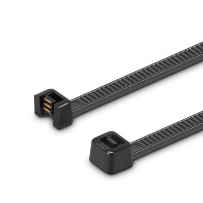China Heavy Duty 100 Lbs Double Sided Nylon Cable Ties High Tensile Strength UL Certified 4.8*300mm for sale