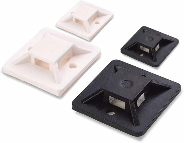 Quality Nylon Cable Ties Mounts Self Adhesive Customized Size Eco Friendly for sale
