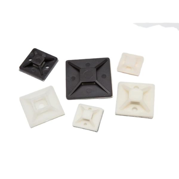 Quality Nylon Cable Ties Mounts Self Adhesive Customized Size Eco Friendly for sale