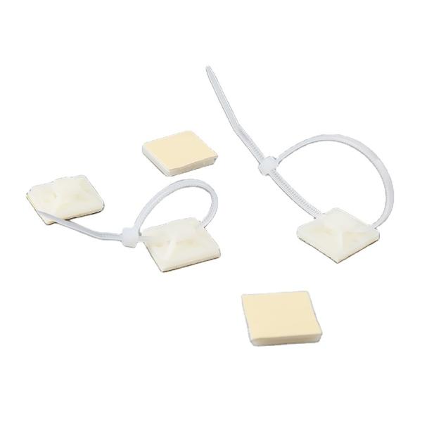 Quality Nylon Cable Ties Mounts Self Adhesive Customized Size Eco Friendly for sale