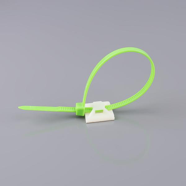 Quality Nylon Cable Ties Mounts Self Adhesive Customized Size Eco Friendly for sale