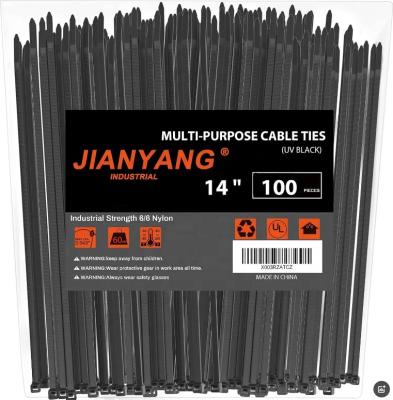 China 20 Inch Double Sided Zip Ties Secure Outdoor Weather Resistant for sale