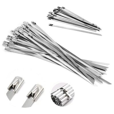 China 304 316 Stainless Steel Zip Ties PVC Coated Eco Friendly For Bunding Wires for sale