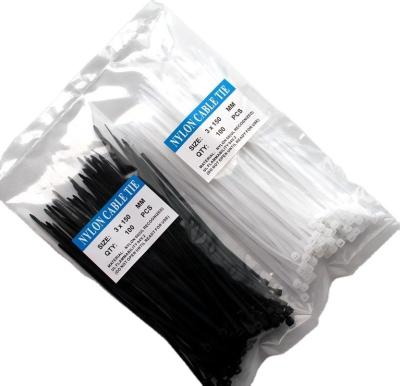 China 4.8*300mm White Nylon Cable Tie for sale