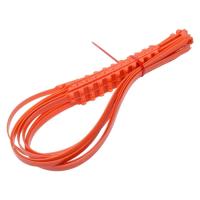 Quality Nylon Colour Cable Ties Orange Eco Friendly For Bunding Wires for sale