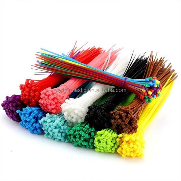 Quality Colorful Eco Friendly Plastic Tie Wraps Plastic Ties For Wires for sale