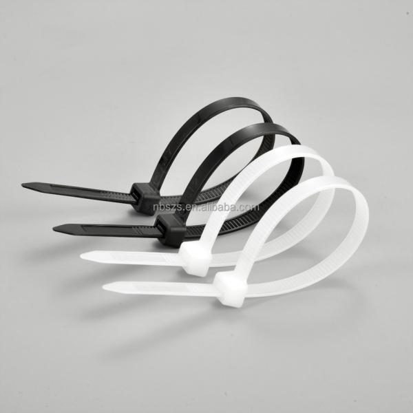 Quality 18 Lb 4 Inch Self Locking Cable Ties Black Outdoor Eco Friendly for sale