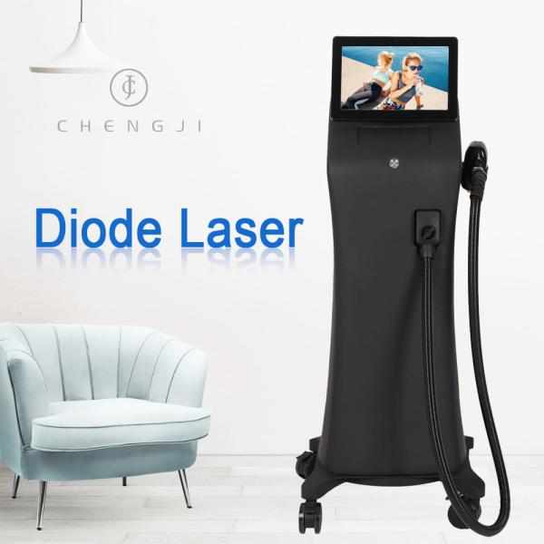 Quality 755 1064 808nm Professional Laser Hair Removal System , 3000W Laser Epilation Machine for sale