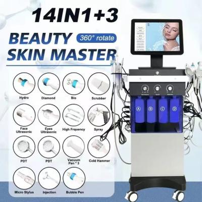 Cina 14 in 1 Hydra Facial Machine 250W Hydra Dermabrasion Machine 90Kpa in vendita