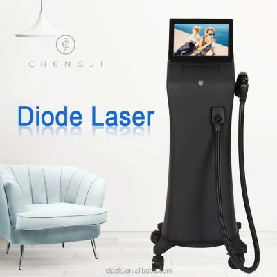 China 2000W Laser Skin Rejuvenation Machine Stationary Lightsheer Laser Hair Removal Machine 1-10hz for sale