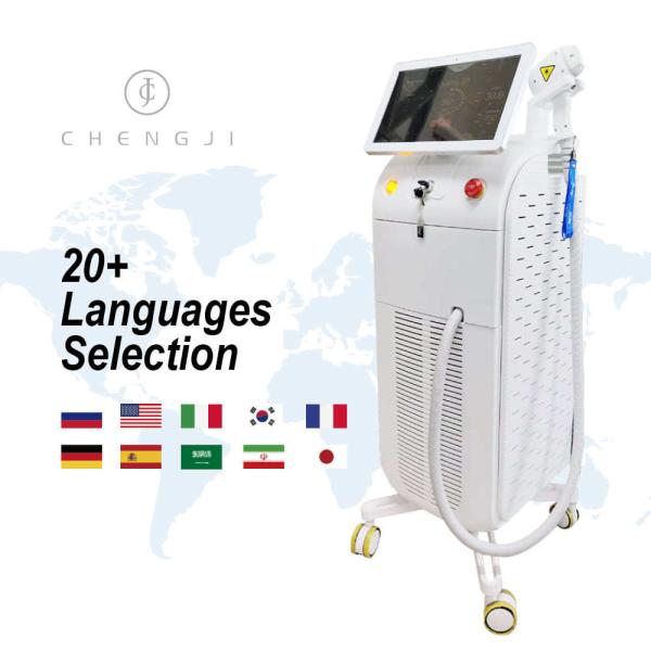 Quality 2000W Diode Hair Removal Laser Machine 4 Wavelength Hair Removal Machine Professional for sale