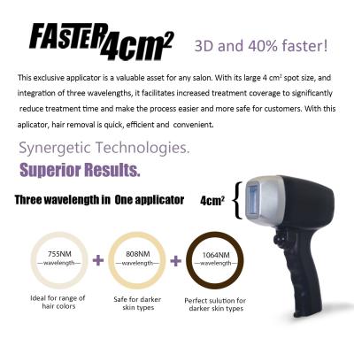 China Diode 808 Laser Hair Removal Machine , Professional Laser Hair Removal Machine 3 Waves for sale