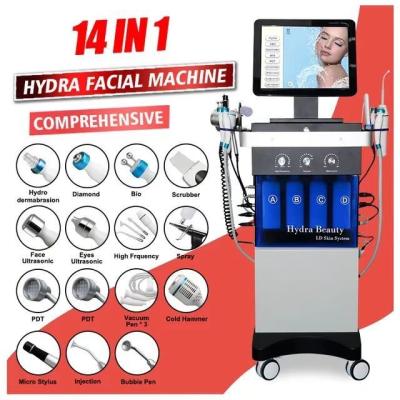 China 14 em 1 Máquina hidrafacial, Máquina de hidrodermabrasia profissional for sale