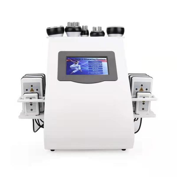 Quality 6 In 1 Body Slimming Machine RF Ultrasonic Cavitation Machine 40k for sale