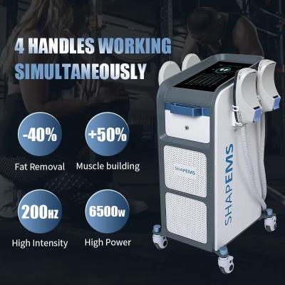 China 2025 Ems Neo Sculpt 2 4 Handles Tesla Ems Muscle Stimulator Emslim Weight Loss Fat Slim Body Buttock Hip Lift Sculpting Machine for sale