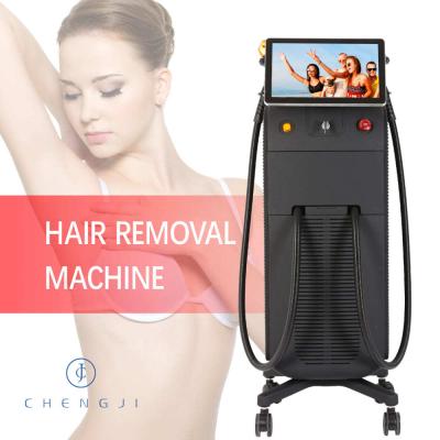 China Máquina de remoção de pelos a laser de 4 ondas de 3000w 808nm Laser de diodo indolor remoção permanente de cabelo e rejuvenescimento da pele para venda à venda