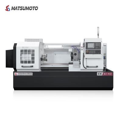 China Cast Iron CK6140 High Precision CNC Lathe Machine Flat Bed Turning Machine for sale