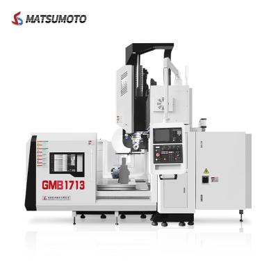 China Heavy Duty GMB1713 CNC Gantry Milling Machine 4 Axis Machining Center 1200x1600 for sale