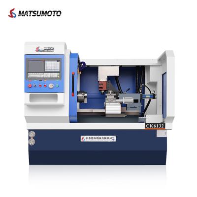 China Customizable Small Cnc Lathe Machine Numerical Control Ck6132 Flat Bed Lathe Machine for sale