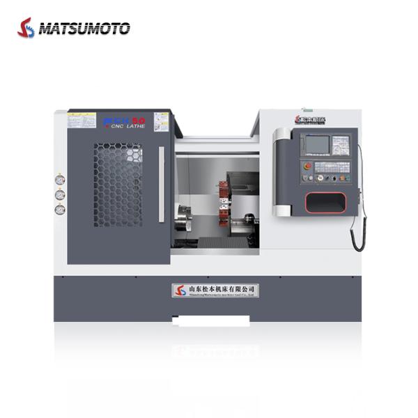 Quality FCK50 Tck50 Slant Bed CNC Lathe Machine Linear Guide Horizontal CNC Turning Center for sale