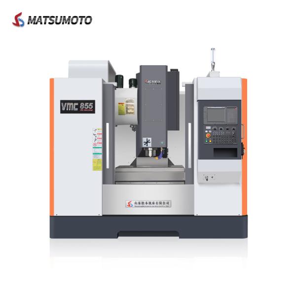 Quality 1000x550mm Cast Iron Vertical Milling Machine VMC855 3 Axis CNC Machining Center for sale
