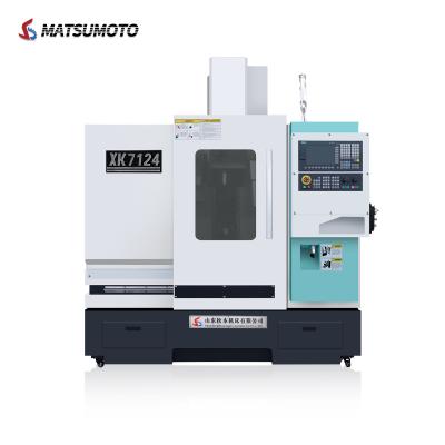 China Three Axis CNC Milling Machine Vertical Steel Welded Construction XK7124 XH7124 for sale