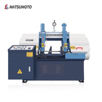 China GT4230 Double Column Band Sawing Machine PLC Control Metal Cutting Band Saw for sale