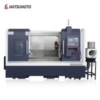 Quality 4 Axis Metal Slant Bed CNC Lathe TCK56Y CNC Turning Milling Machine With Y Axis for sale