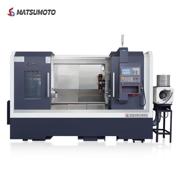 Quality 4 Axis Metal Slant Bed CNC Lathe TCK56Y CNC Turning Milling Machine With Y Axis for sale