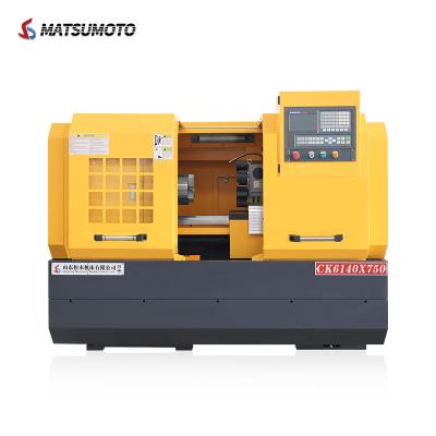 China CK6140 Horizontal Flat Bed CNC Lathe Machine High Precision 750mm 1000mm 1500mm for sale
