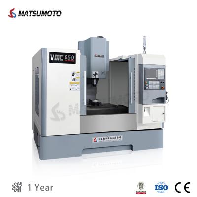 China VMC650 3 Axis Automatic CNC Milling Machine with 8000rpm Spindle Speed and BT40 Spindle Taper for sale