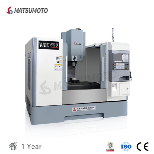 Quality VMC650 3 Axis Automatic CNC Milling Machine with 8000rpm Spindle Speed and BT40 Spindle Taper for sale