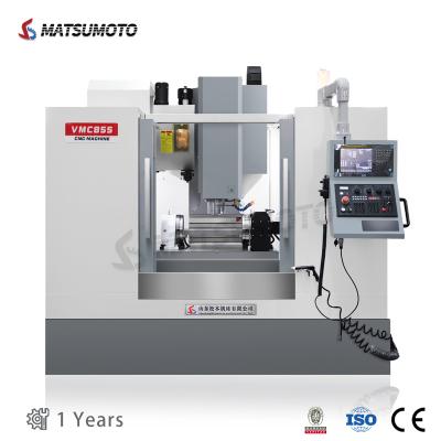China VMC855 Vertical Machining Center with 800mm X Axis Travel, 24 Arm ATC, and 800kg Max Table Load for sale