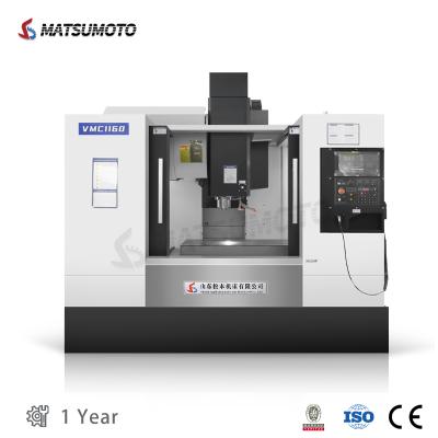 China VMC1160 Heavy Duty CNC Vertical Machining Center 3 Axis CNC Milling Machine for Metal for sale