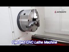 ck6150 horizontal cnc lathe machine flat bed structure metal turning machine