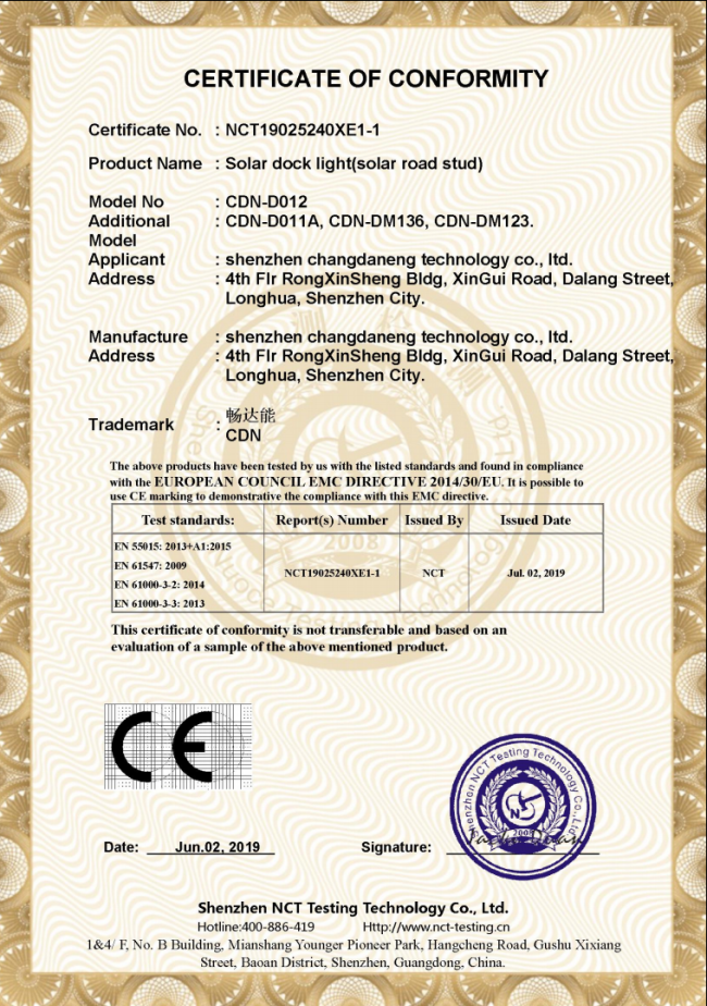 Solar Powered IP68 Waterproof LED Light  Solarlite Road Studs 9