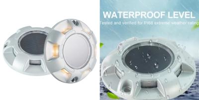 Panneau solaire 2V/130MA solaire en aluminium de lumière de dock pour la navigation de fin de nuit