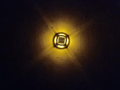 China Lichte Ronde van het oprijlaan leidde de Draadloze Zonnedok Openluchtteller voor Gang110*22.5 MM. for sale