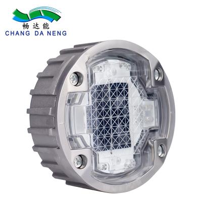 Cina 100mm*100mm Punti stradali solari 0.2W Lega di alluminio 3.2V in vendita