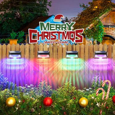 China Solar Garden Street Courtyard Decorative Light Solar Powered Led Wall Mount Lamp Outdoor Fence Light for sale