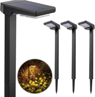 China 100LM Outdoor Solar Garden Lights with Monocrystalline Silicon Solar Panel and 1200mA Battery Capacity for sale